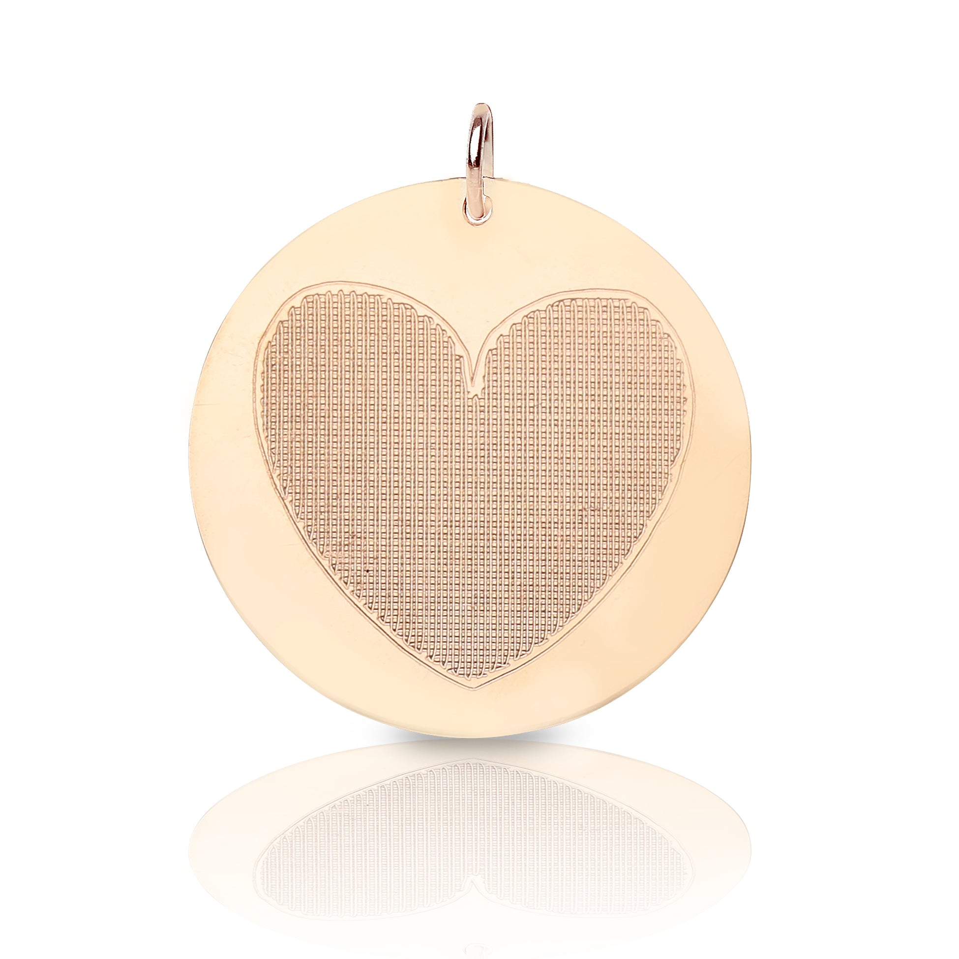 Engraved Heart Disc – Emily & Ashley