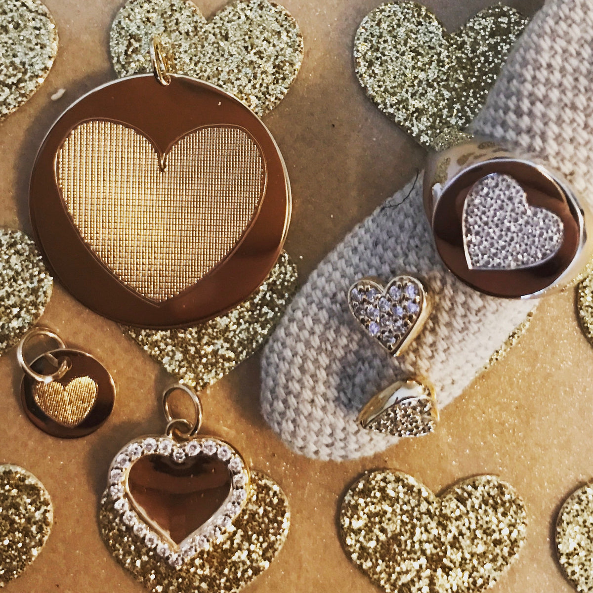 Engraved Heart Disc – Emily & Ashley