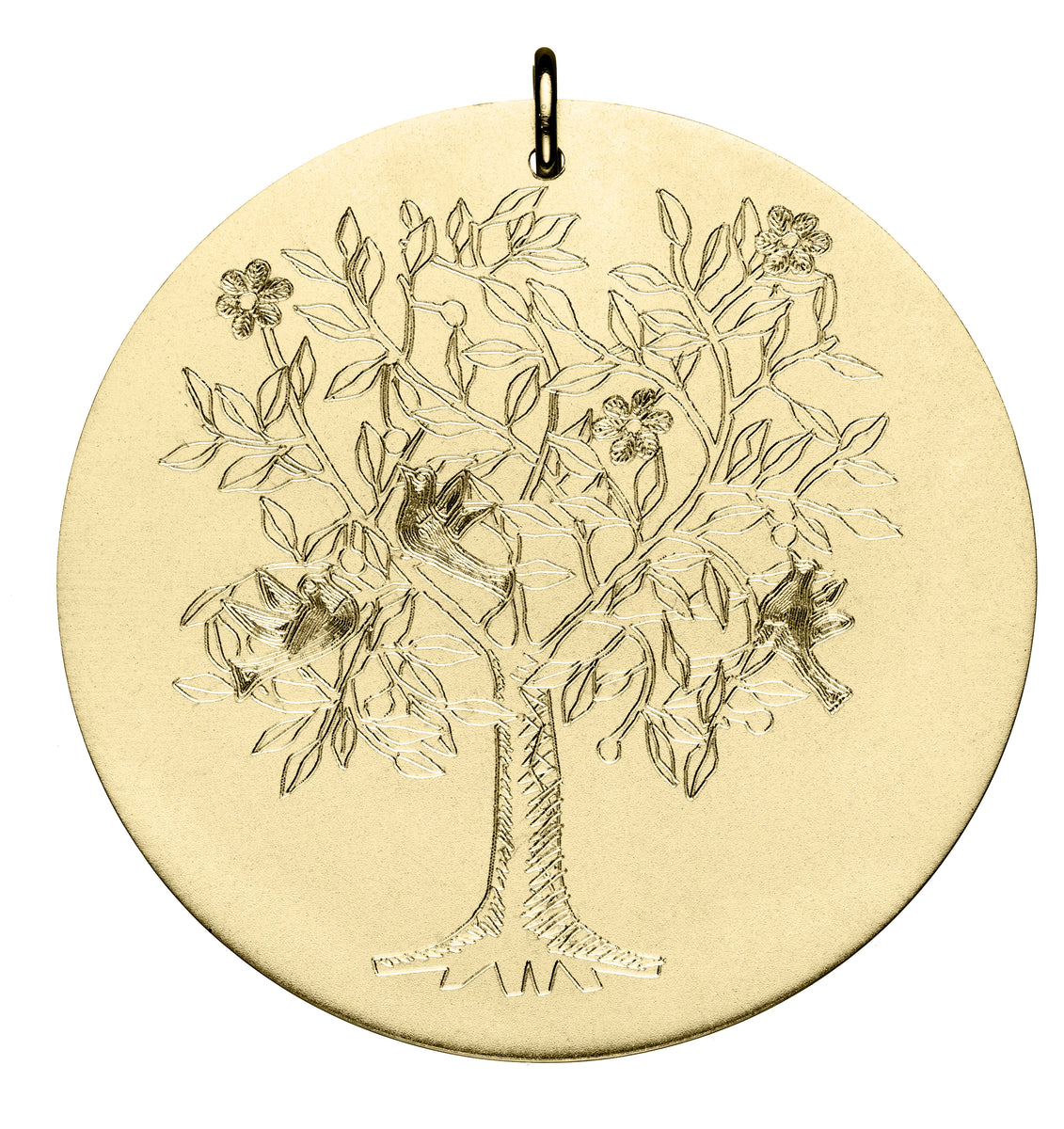 Engraved Tree of Life Disc – Emily & Ashley